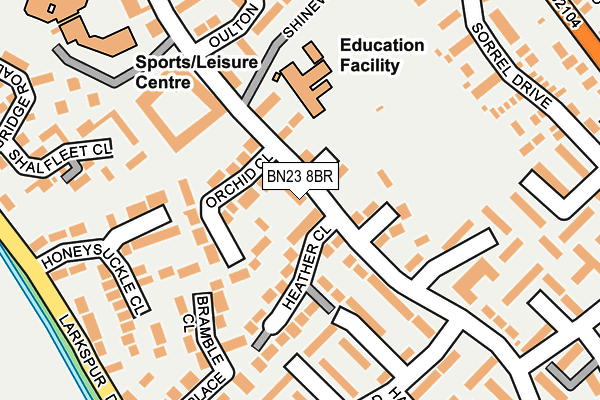 BN23 8BR maps, stats, and open data