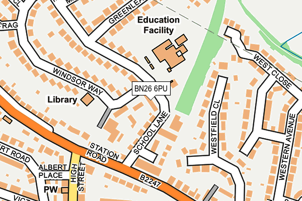 BN26 6PU maps, stats, and open data