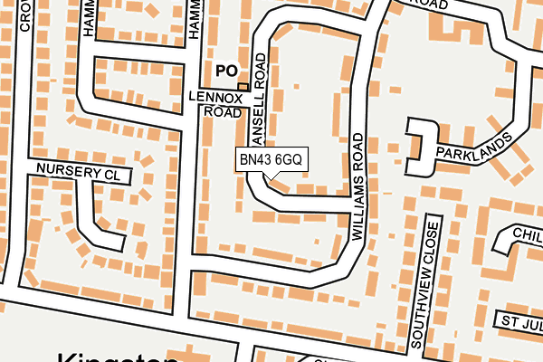 BN43 6GQ maps, stats, and open data