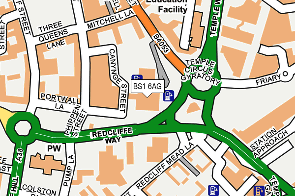 BS1 6AG maps, stats, and open data