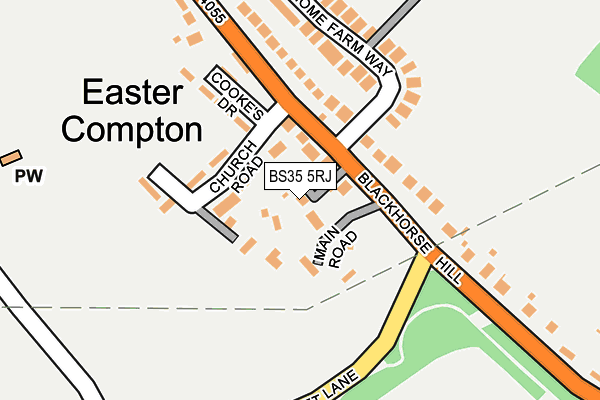 BS35 5RJ maps, stats, and open data