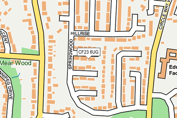 CF23 6UG maps, stats, and open data