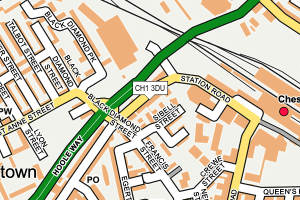CH1 3DU maps, stats, and open data