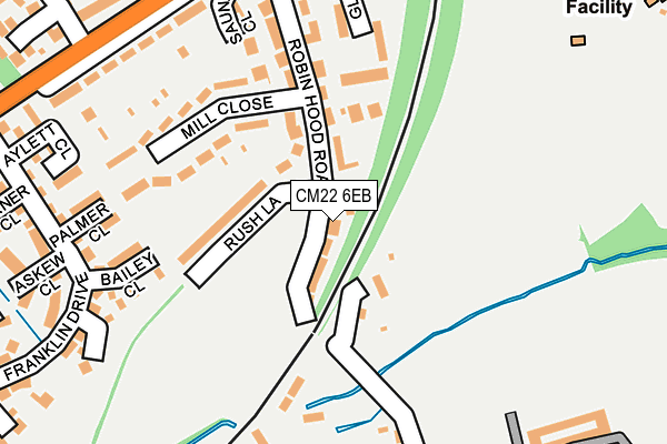 CM22 6EB maps, stats, and open data