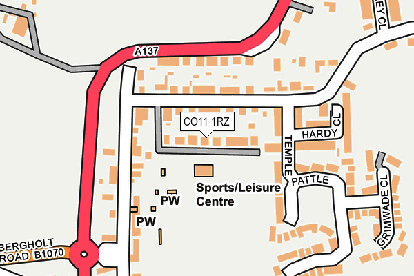 CO11 1RZ maps, stats, and open data