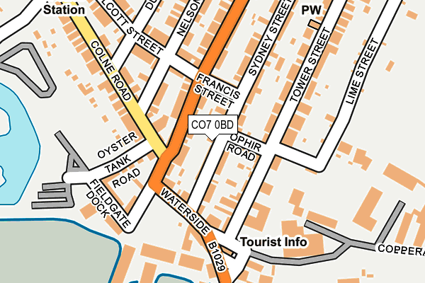CO7 0BD maps, stats, and open data