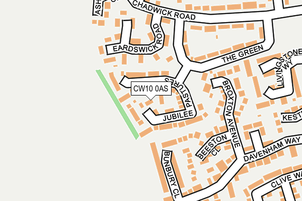 CW10 0AS maps, stats, and open data