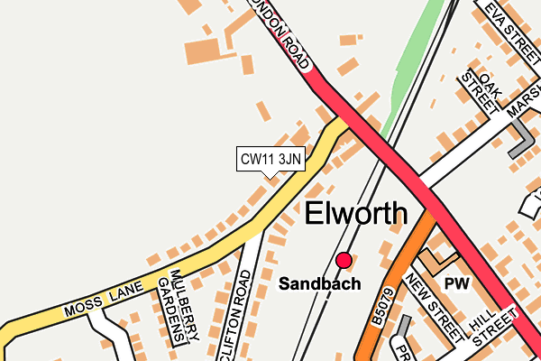 CW11 3JN maps, stats, and open data