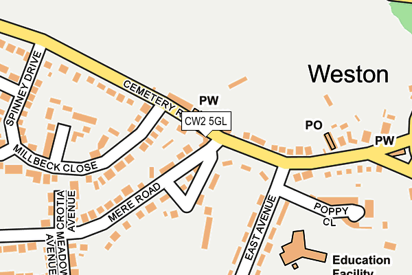 CW2 5GL maps, stats, and open data