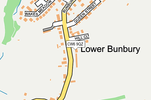 CW6 9QZ maps, stats, and open data