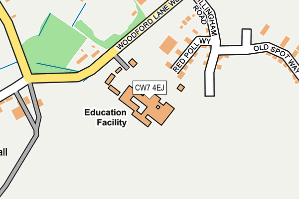 CW7 4EJ maps, stats, and open data