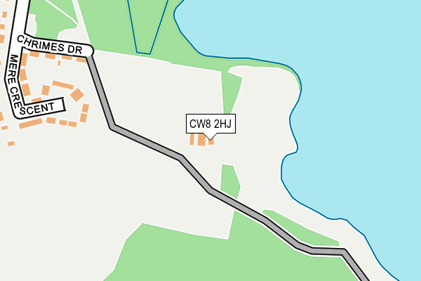 CW8 2HJ maps, stats, and open data