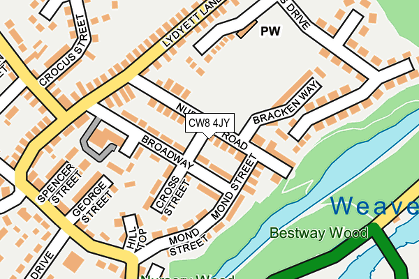 CW8 4JY maps, stats, and open data
