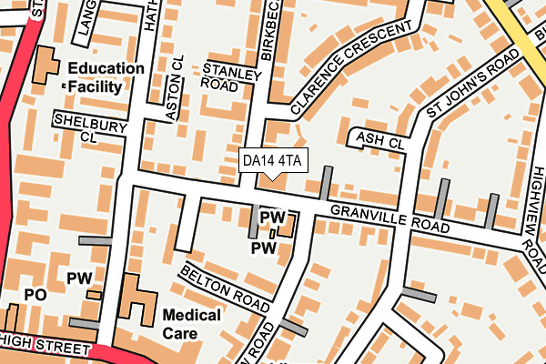 DA14 4TA maps, stats, and open data