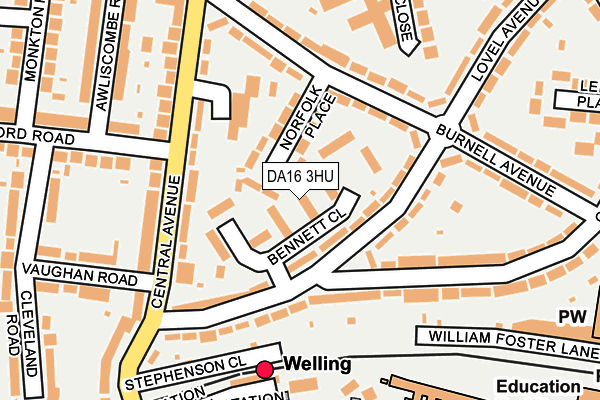DA16 3HU maps, stats, and open data