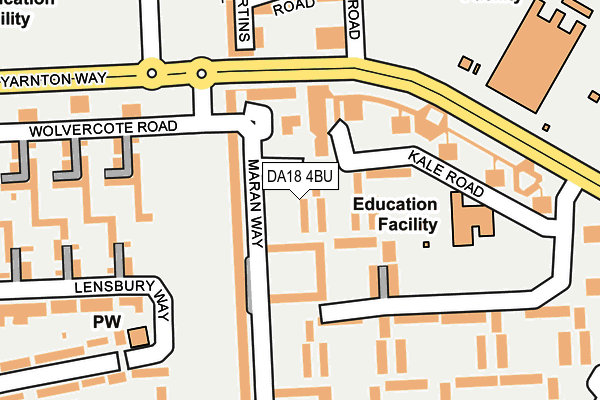 DA18 4BU maps, stats, and open data