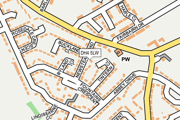 DH4 5LW maps, stats, and open data