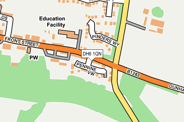 DH6 1QN maps, stats, and open data