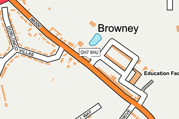 DH7 8HU maps, stats, and open data
