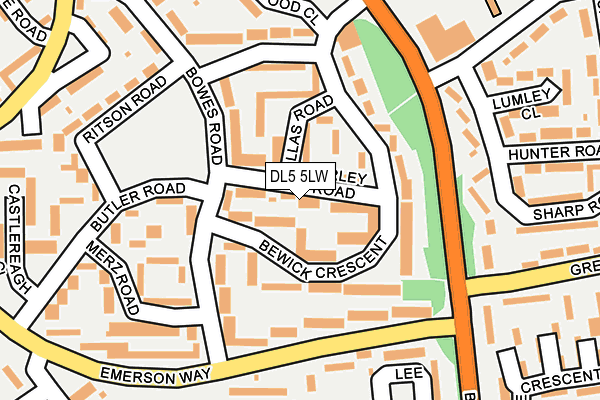 DL5 5LW maps, stats, and open data