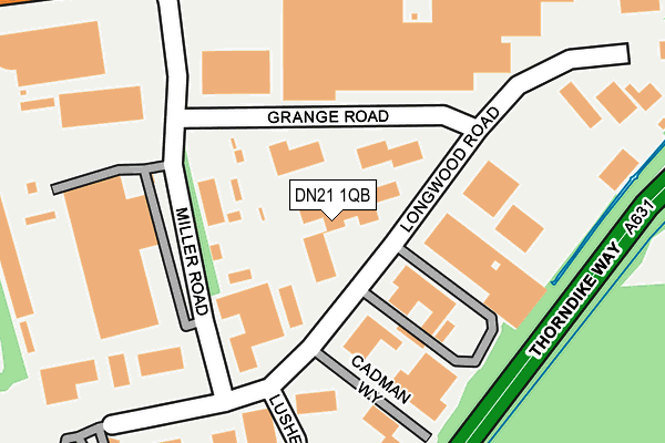 DN21 1QB maps, stats, and open data