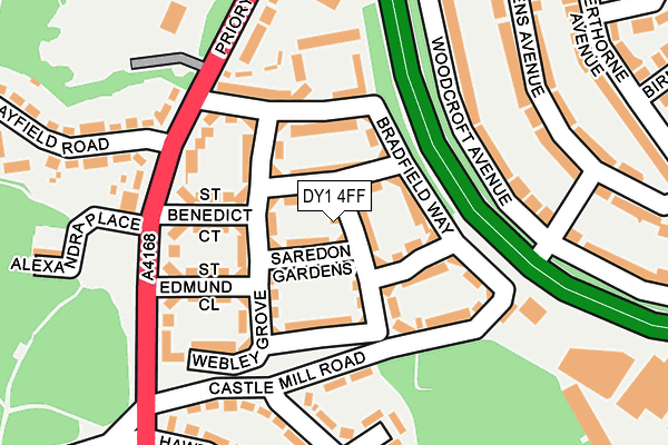 DY1 4FF maps, stats, and open data