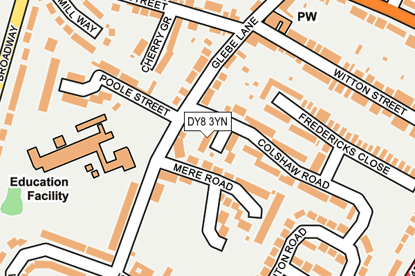 DY8 3YN maps, stats, and open data