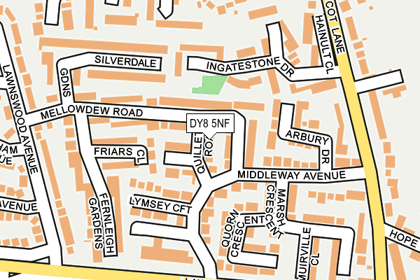 DY8 5NF maps, stats, and open data
