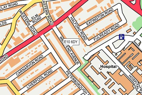 E10 6DY maps, stats, and open data