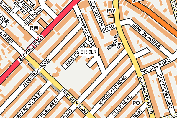 E13 9LR maps, stats, and open data