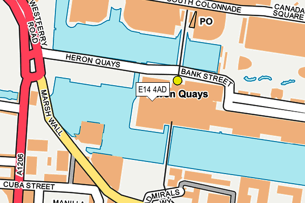 E14 4AD maps, stats, and open data