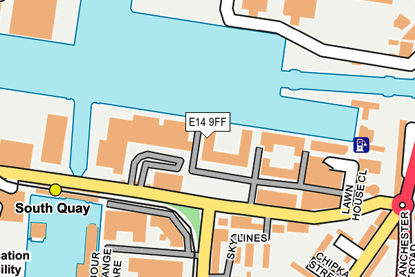 E14 9FF maps, stats, and open data