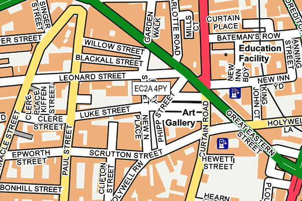 EC2A 4PY maps, stats, and open data