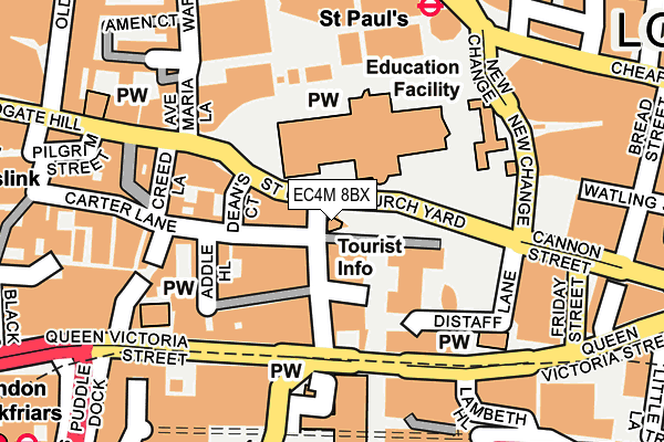 EC4M 8BX maps, stats, and open data