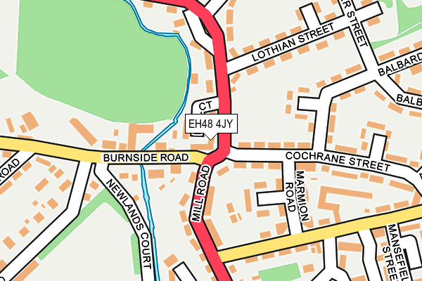 EH48 4JY maps, stats, and open data