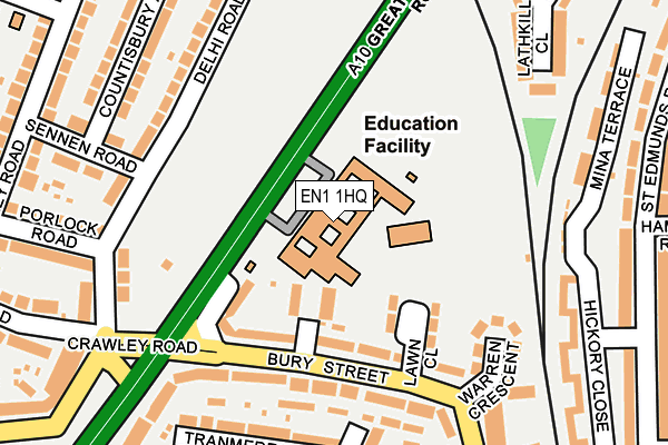 EN1 1HQ maps, stats, and open data