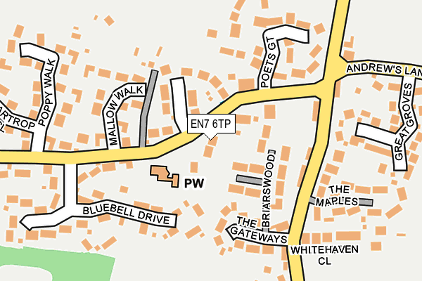EN7 6TP maps, stats, and open data