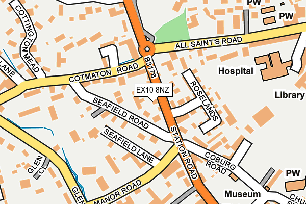 EX10 8NZ maps, stats, and open data