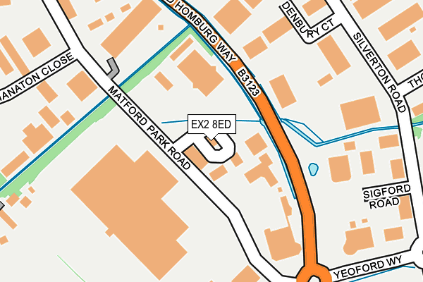 EX2 8ED maps, stats, and open data