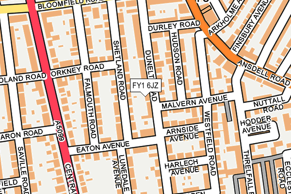 FY1 6JZ maps, stats, and open data