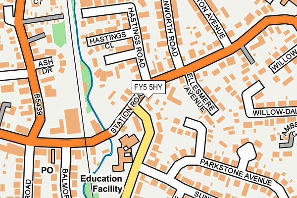 FY5 5HY maps, stats, and open data