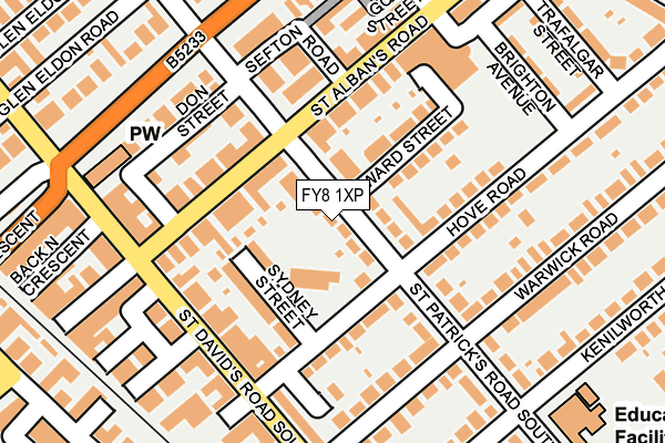 FY8 1XP maps, stats, and open data