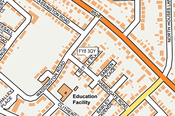FY8 3QY maps, stats, and open data