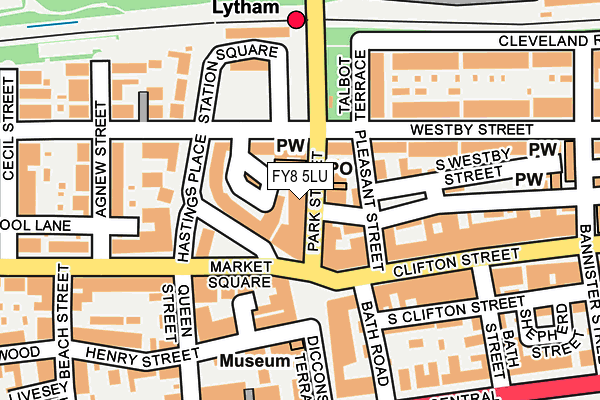 FY8 5LU maps, stats, and open data
