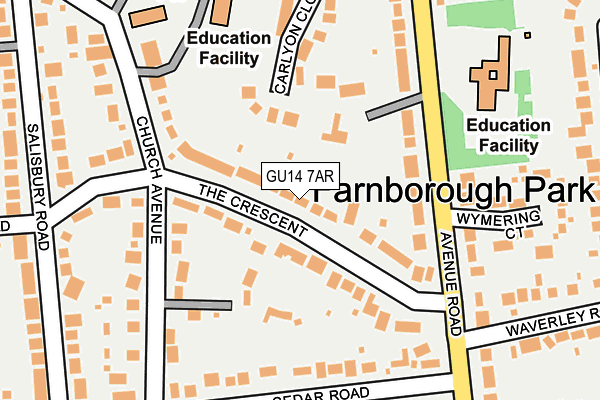 GU14 7AR maps, stats, and open data
