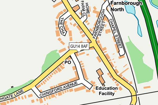 GU14 8AF maps, stats, and open data