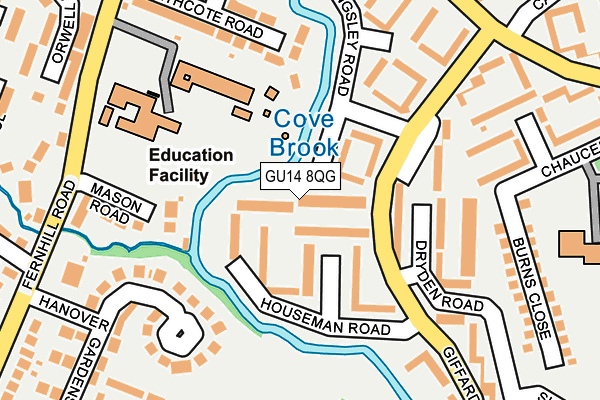 GU14 8QG maps, stats, and open data