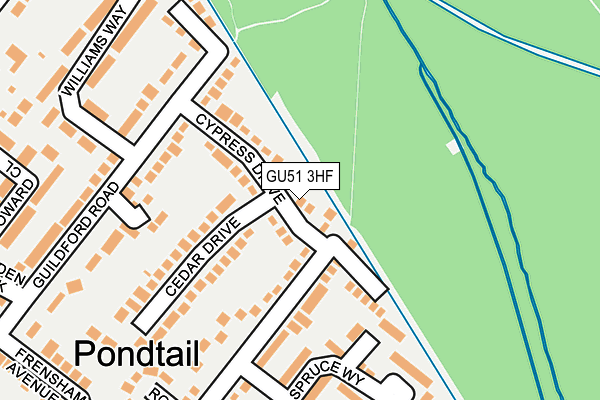 GU51 3HF maps, stats, and open data