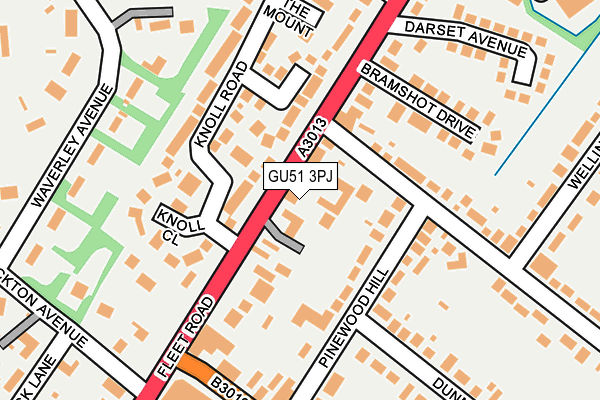 GU51 3PJ maps, stats, and open data