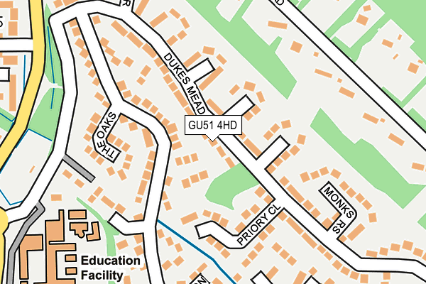 GU51 4HD maps, stats, and open data